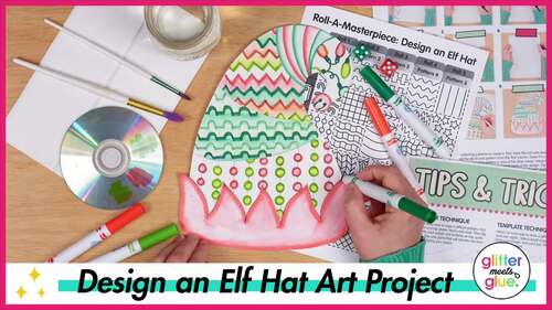 Christmas Elf Activity, Roll a Dice Game, Elf Hat Template, Writing ...