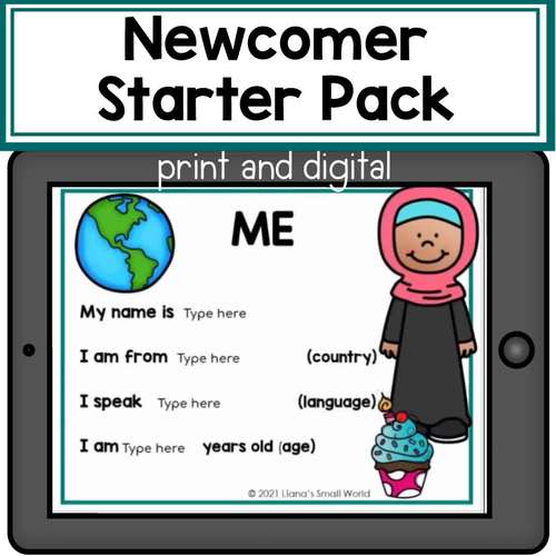 ESL - ELL Newcomer Beginner Curriculum Booklet of Activities PDF & Digital