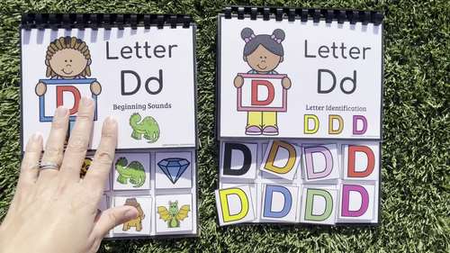 Letter D Alphabet Adapted Books | Matching and Errorless Learning