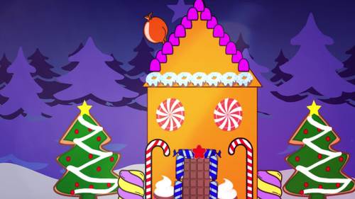 Gingerbread House - All Digital - Bonus 5ft Banner! by K's Digital Store
