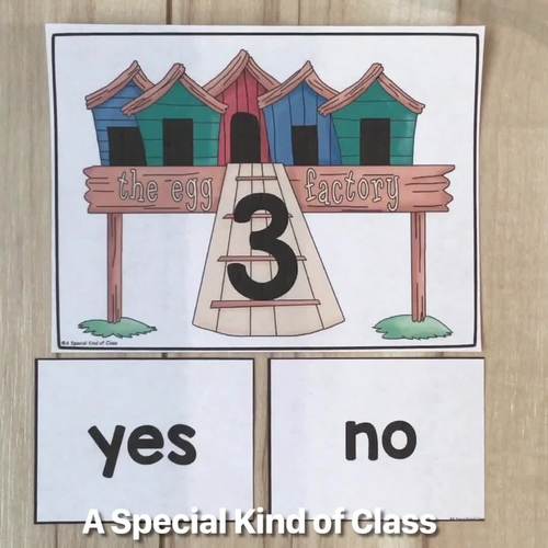 Kindergarten Farm Counting 1 to 10 with SPED adaptations | TPT