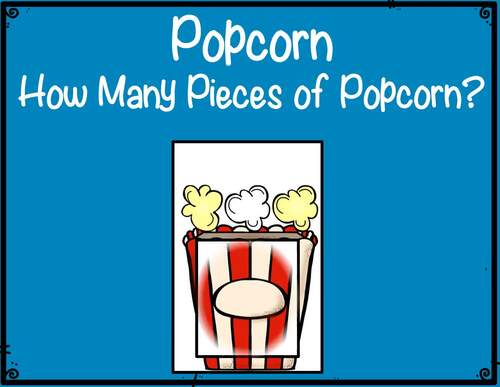 Popcorn Counting Games Numbers & Number Words 0-20 | TPT