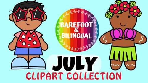 July Clipart Collection - Christmas in July, Independence Day, Camping ...