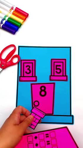 Fact Family Craft & Bulletin Board Fact Families Activity Addition ...