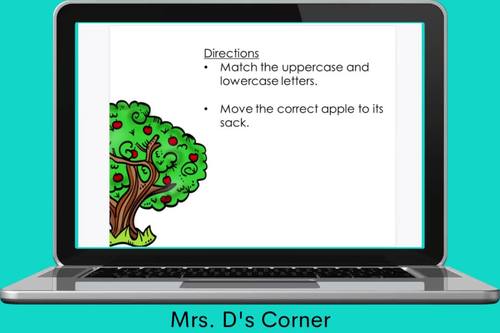 Apple Alphabet Letters Digital Activity | Distance Learning by Mrs Ds ...