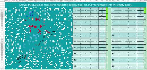 Adding and Subtracting Fractions Practice | Math Mystery Pixel Digital ...
