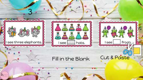 Numbers to 10 Worksheets and Mini Book : Counting to 10 Kindergarten