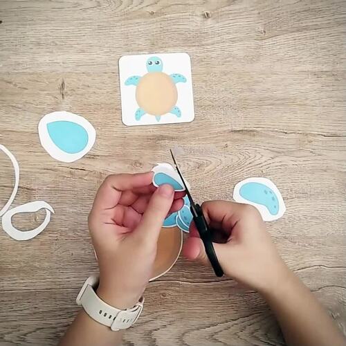 Scissor Skills Undersea Crafts Fine Motor Activities Cut and Paste Cut ...