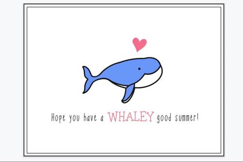 Cute Animal-Themed Digital End of Year Postcards for Students (Part 2)