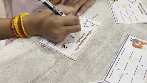Fact Families - Fall; Addition and Subtraction upto 20 by Readology
