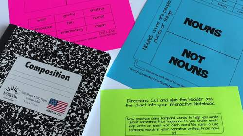 Second Grade Interactive Notebook for Language Arts | TpT