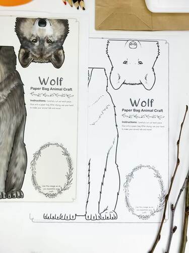 BUNDLE | Wolf | Printable Paper Craft Templates | Wolves by Simply ...