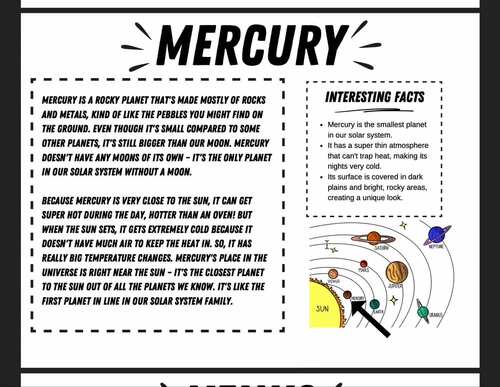 Solar System Planets Gallery Walk | Astronomy Reading Stations Activity