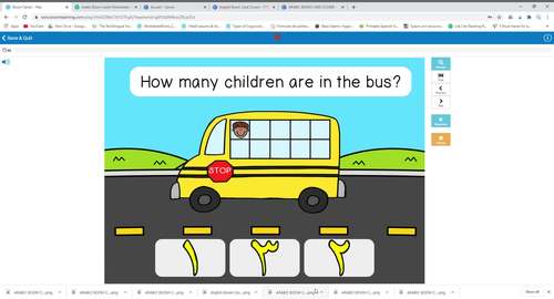 Arabic Number Counting Boom Cards by Hands-on Multilingual Fun | TPT