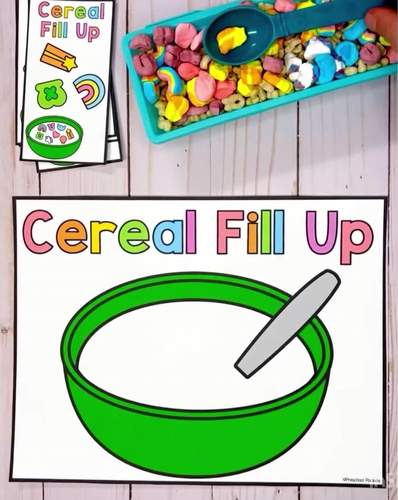 Lucky Charm Math and Sorting St Patricks Activities by Preschool Packets