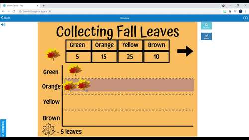 Fall Pictographs Boom Cards by Hands on Learning LLC | TPT