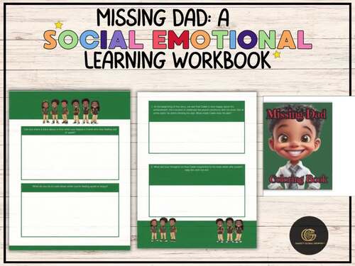 Social-Emotional Workbook for Kids: Understanding Missing Dad Feelings ...