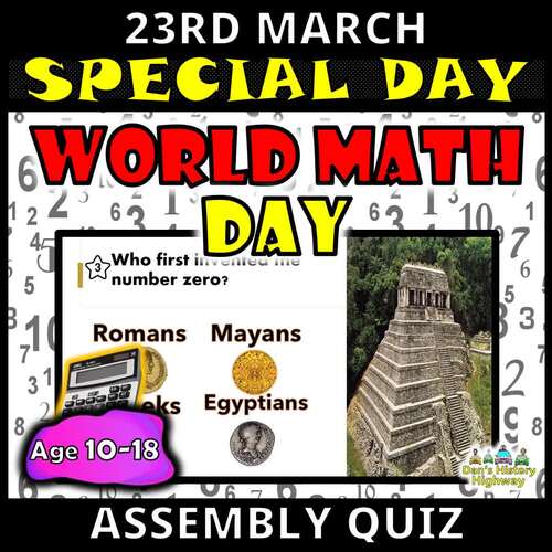 World Math Day Quiz | Fun, Interactive Math Quiz for Ages 11-18 | March