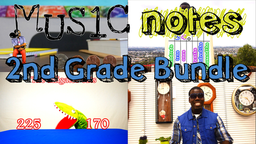 2nd Grade Music Video Bundle by Music Notes | TPT