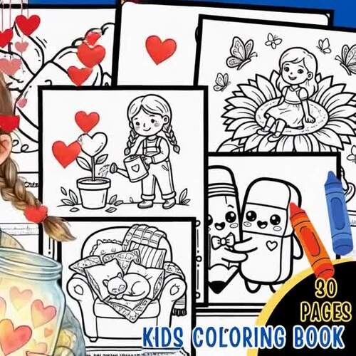 Daily Affirmations Coloring & Writing Journal | Self Esteem Activities ...