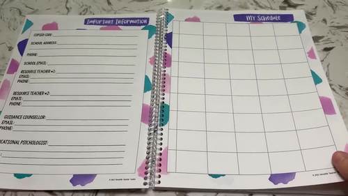 Undated Watercolor Teacher Planner by Versatile Teacher Toolkit | TPT