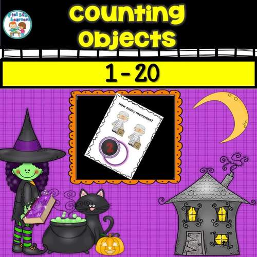 Numbers 1-20 | Number Writing and Counting Sets | Halloween Math Activities