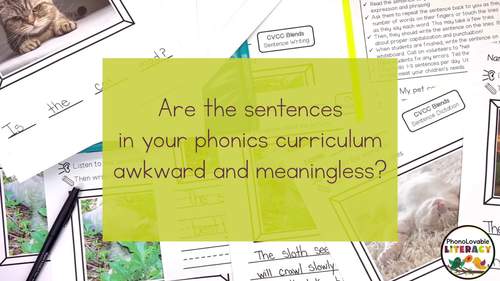 Sentence Dictation Bundle with Photo Writing Prompts by PhonoLovable ...