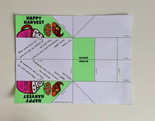 Thanksgiving STEM Activity Paper Airplane GLIDER Design Templates