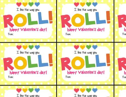 Fruit Roll-Up Inspired Valentine's Day Gift Tag by Highs and Lows of a ...