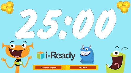 I-Ready 25 Minute Timer by Holly P Smith Math Resources | TPT