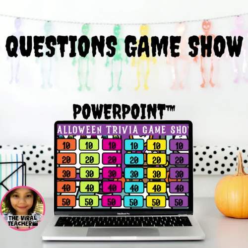 Halloween Trivia Questions and Answers PowerPoint™ Game Show | TPT