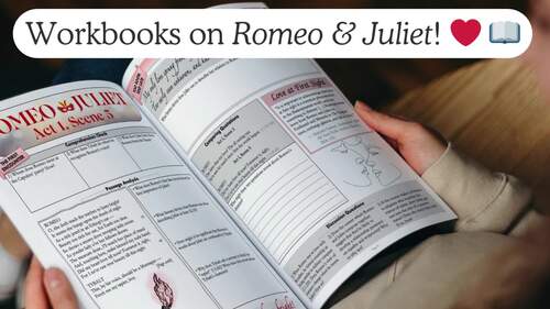 Romeo and Juliet COMPLETE UNIT BUNDLE: Editable Workbooks, Activities ...