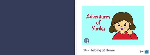 Yurika - Story 14 - Helping at Home by Paul's English Games | TPT