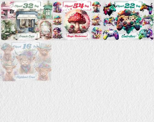 MEGA Halloween 8000+ PNG Bundle, Halloween Clipart, Pumpkin Bats Jack o ...