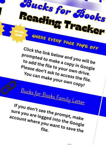 Bucks for Books: Reading Incentive, Motivation, & Book Tracking System