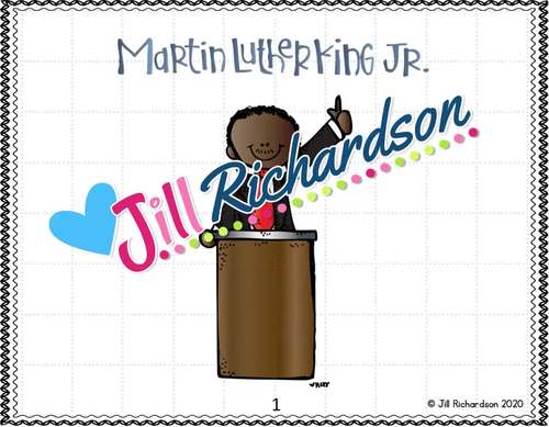 Martin Luther King Jr Activities 2nd Grade Kindergarten First ESL ...