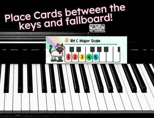 PENTA SCALE Piano Keyboard Scale Charts WWW WBW by Tiny Tinkles | TPT