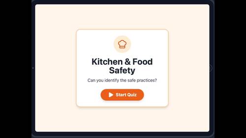 Kitchen and Food Safety Game for Culinary Arts | Google Sites Activity