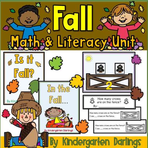 Fall Math and Literacy Printable Activities and Leveled Readers for ...