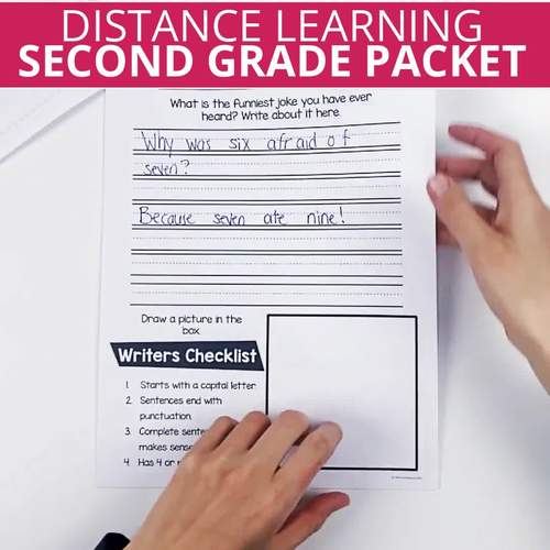 Spring Themed No Prep Packet for 2nd grade by Teaching Superkids