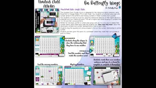 Hundreds Chart Sea Adventures by On Butterfly Wings | TpT