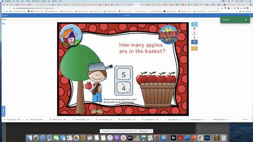 Counting Apples BOOM Cards™ by Little Library of Learning | TPT