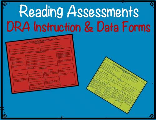 Reading Assessments & Data Forms: DRA, Screeners, Reading Conferences