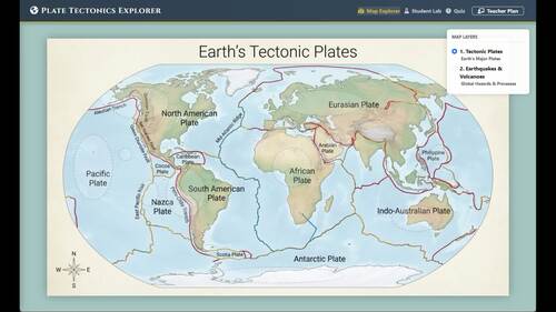 Plate Tectonics Explorer - Complete Interactive Digital Lesson | TPT