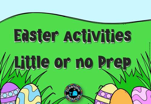 Easter Activities-Comprehensive Pack for Elementary Kids | TPT