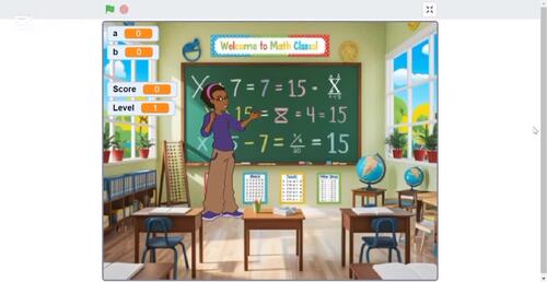 digital resources Math Game_ Solve Equations and Take on Exciting ...