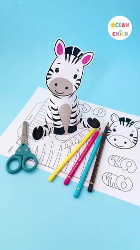 Low Prep Savanna Animals Craft Bundle | African Animals Coloring ...
