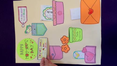 Easy craft gifts for Mother's Day ~ Interactive Poster | TPT