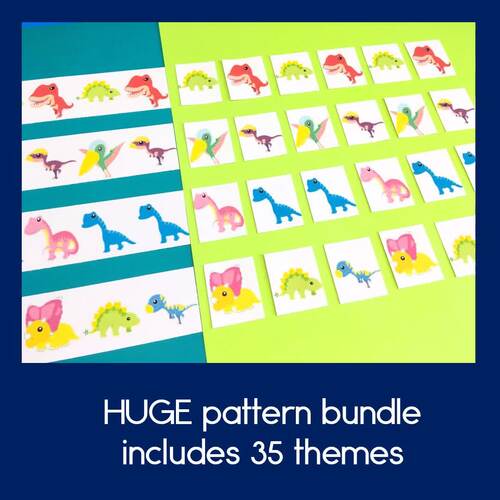 Patterns Kindergarten Math Centers Worksheets & Activities Patterning ...