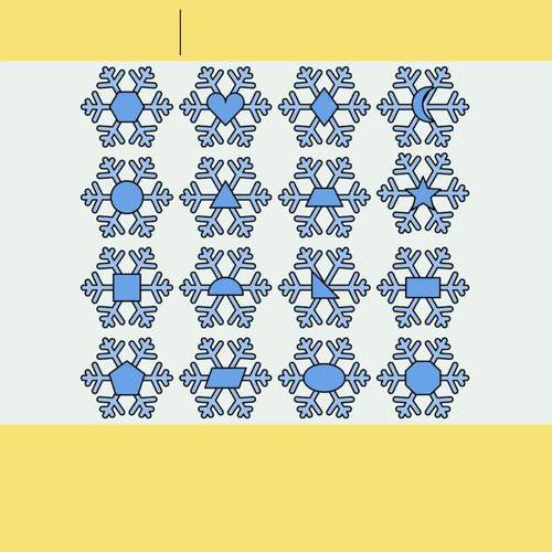 Snowflake Shapes (Winter Weather) - Clipart by Lesson Launch | TPT